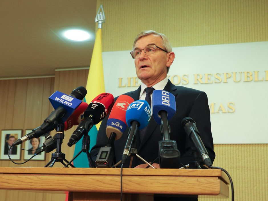 V. Pranckietis ragina valdančiuosius teikti projektą dėl jo ... V. Pranckietis ragina valdančiuosius teikti projektą dėl jo ...